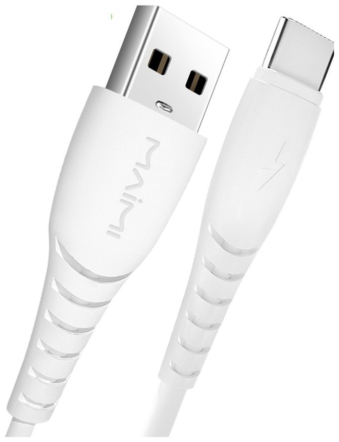 Купить Кабель Maimi Lightning M Usb Typec F белый в Алматы