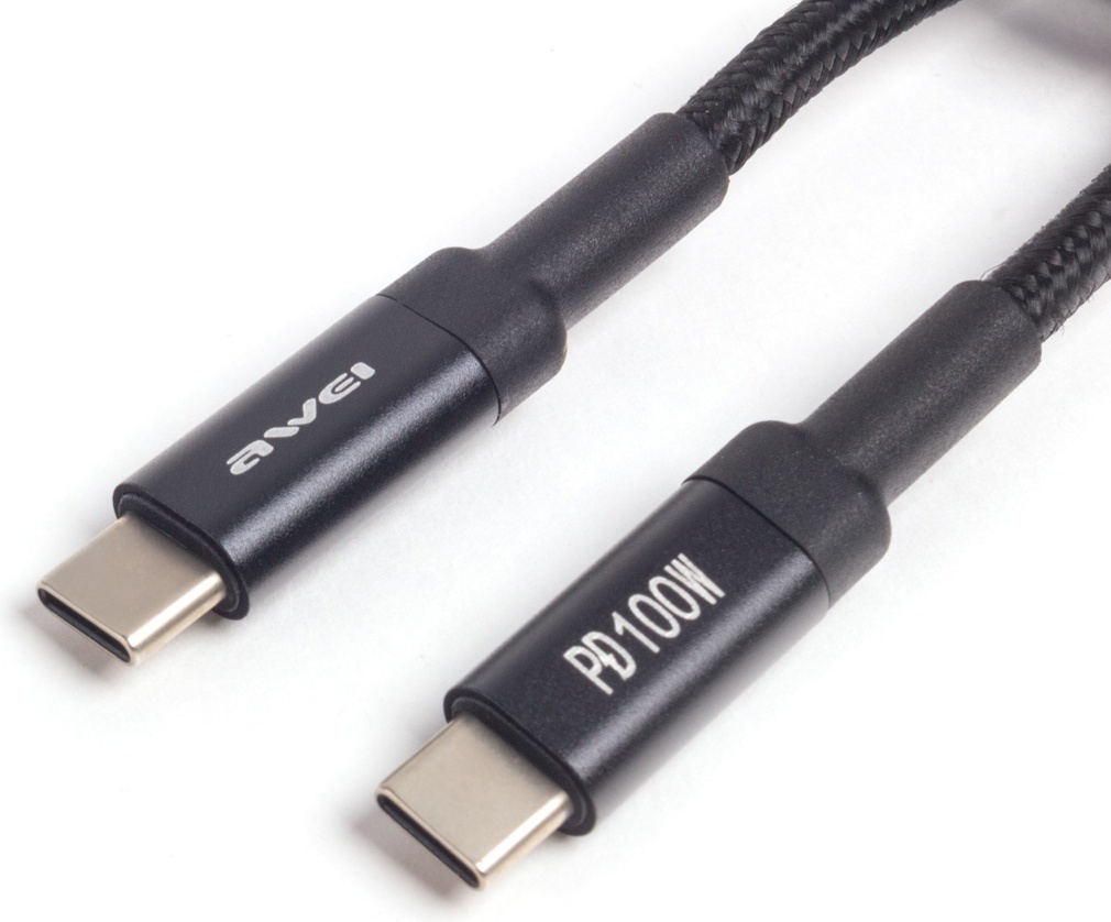 Купить Кабель Awei Usb Typec M черный в кредит в Алматы Kaspi Магазин