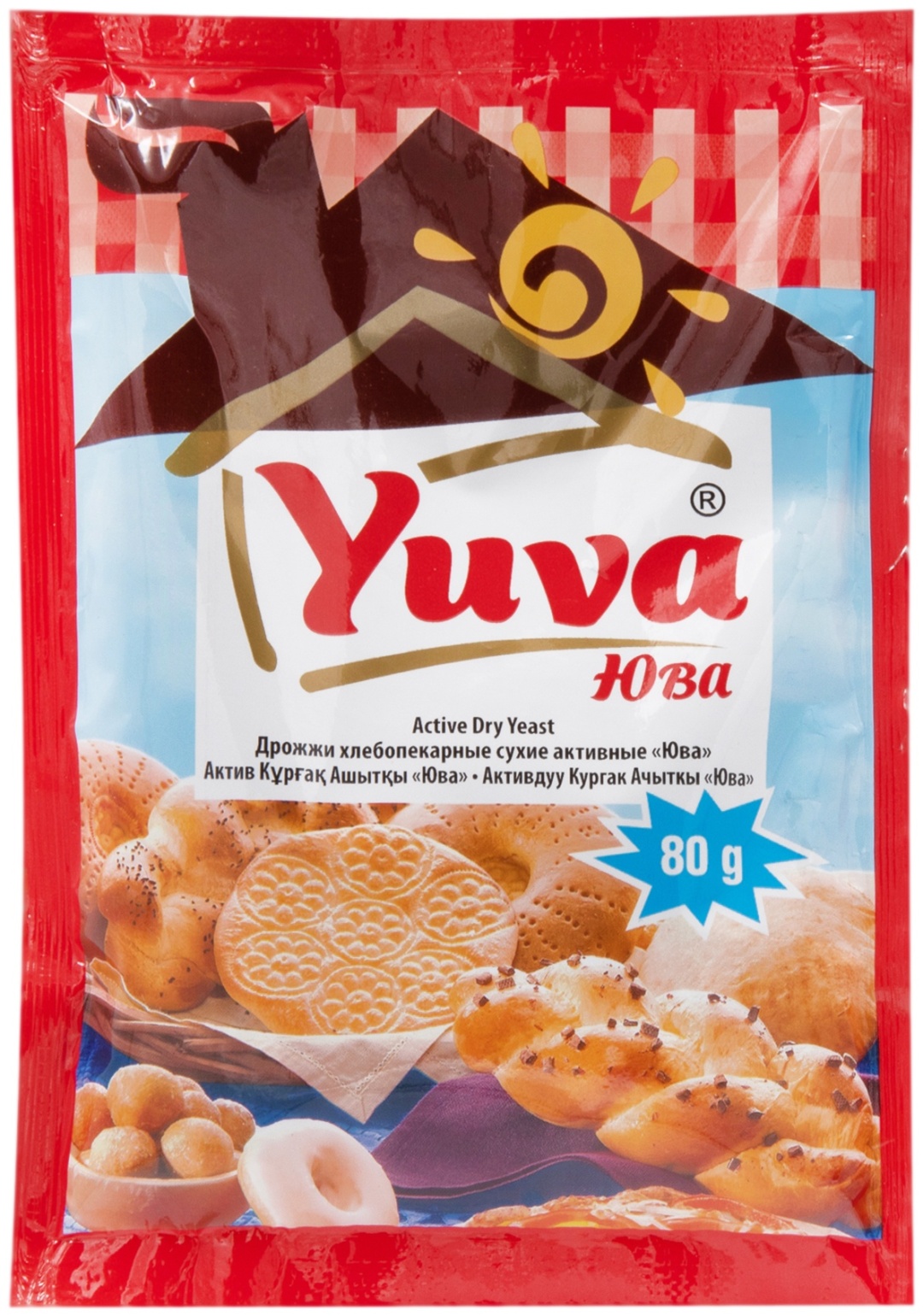 Купить Yuva Дрожжи сухие быстродействующие 80 г в Алматы – Магазин на ...