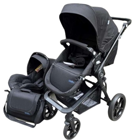 Купить Коляска универсальная 2 в 1 Kidilo G1605, черный в Алматы ...