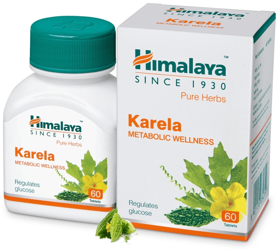 Купить HIMALAYA Karela Карела, 60 таб в Алматы – Магазин на Kaspi.kz
