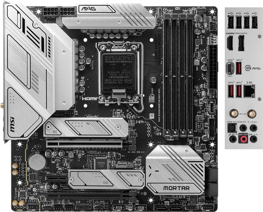 Купить Материнская плата MSI MAG B760M MORTAR MAX WIFI DDR5 в Алматы ...