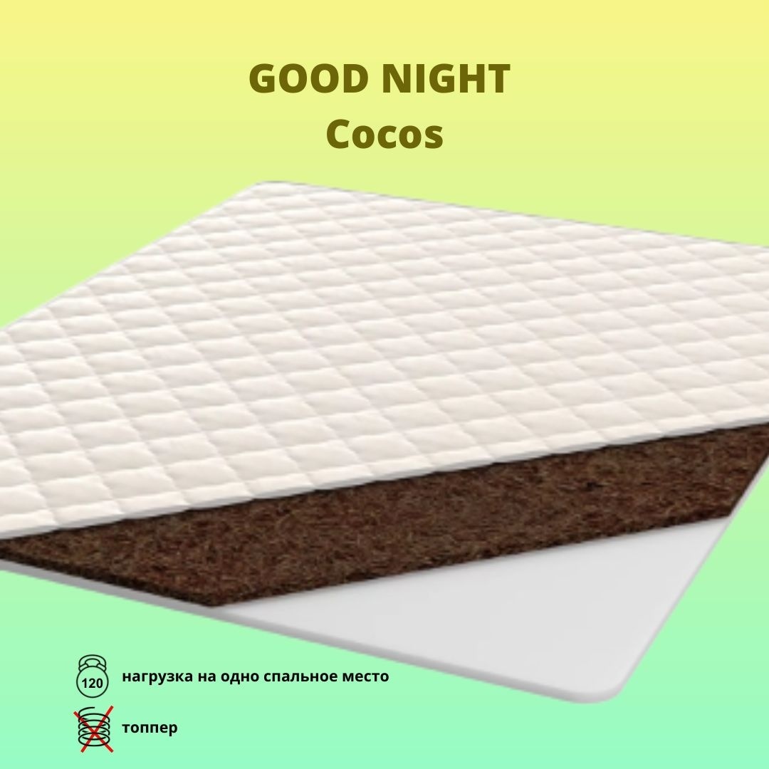 Купить Топпер LAVKa GОOD NIGНT Cocos, 120x200x5 см, чехол вискоза ...
