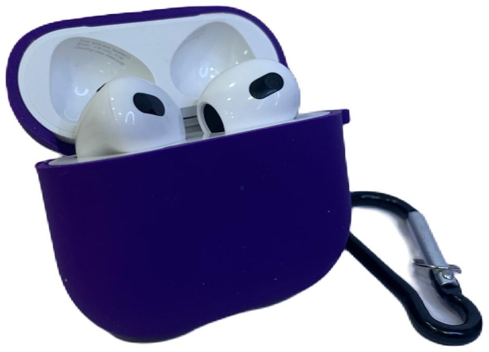Купить Чехол Для AirPods 3 фиолетовый в кредит в Алматы – Kaspi Магазин