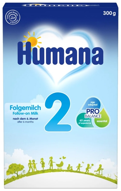 Купить Humana Folgemilch 2 6 месяцев 300 г в кредит в Алматы – Kaspi Магазин