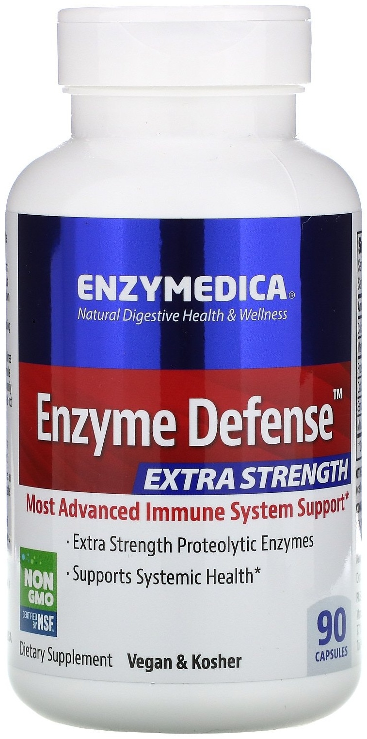 Купить Enzymedica пробиотик Enzyme Defense Extra Strength 90 капсул в ...