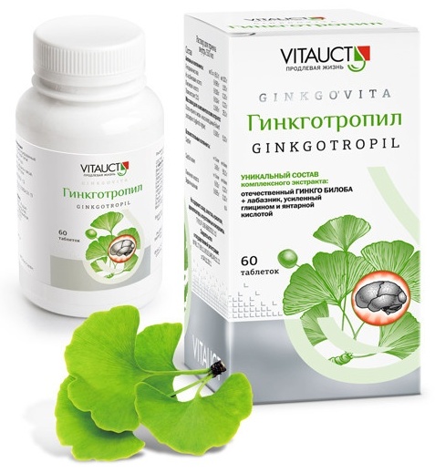Купить VITAUCT Гинкготропил 60 таблеток в кредит в Алматы – Kaspi Магазин