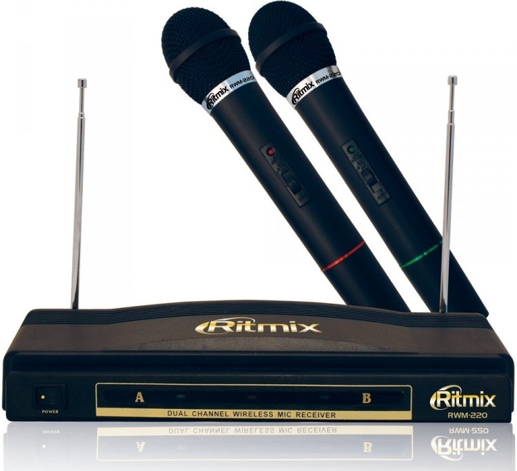 Купить Микрофон Ritmix RWM-220 черный в Алматы – Магазин на Kaspi.kz