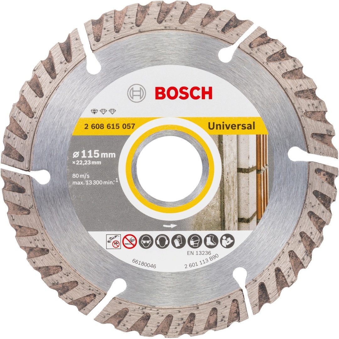 Купить Диск отрезной BOSCH Stf Universal 2608615057 115х22.23 в Алматы ...