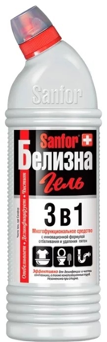 Купить Гель Sanfor Белизна 3 в 1 700 г в Алматы – Магазин на Kaspi.kz