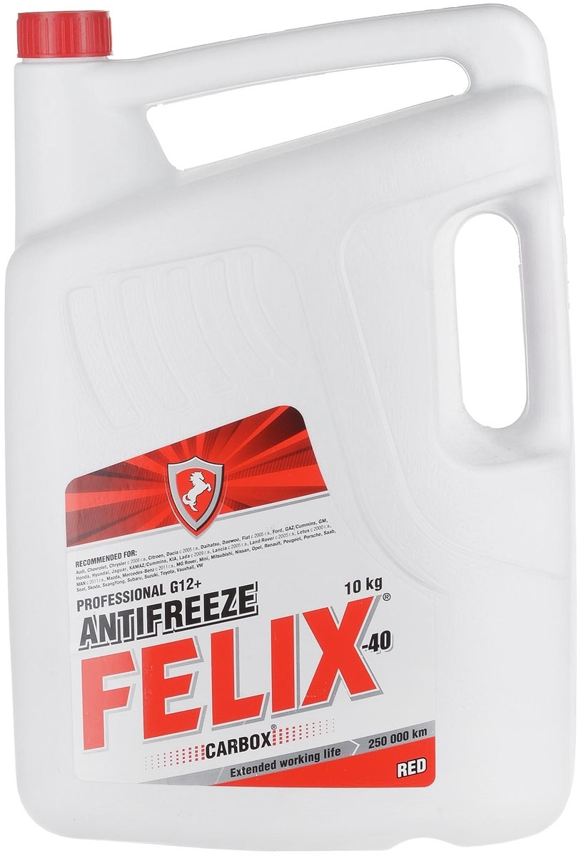 Купить Антифриз Felix Carbox красный (розовый) G-12+ 10 л в Алматы ...