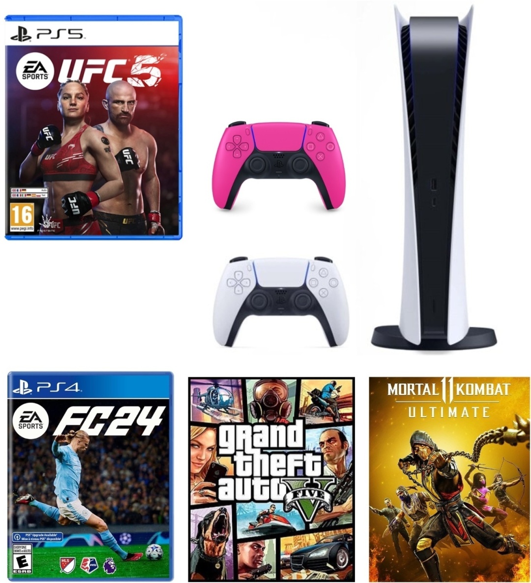 Купить Игровая приставка Sony PlayStation 5 Digital Edition + геймпад ...