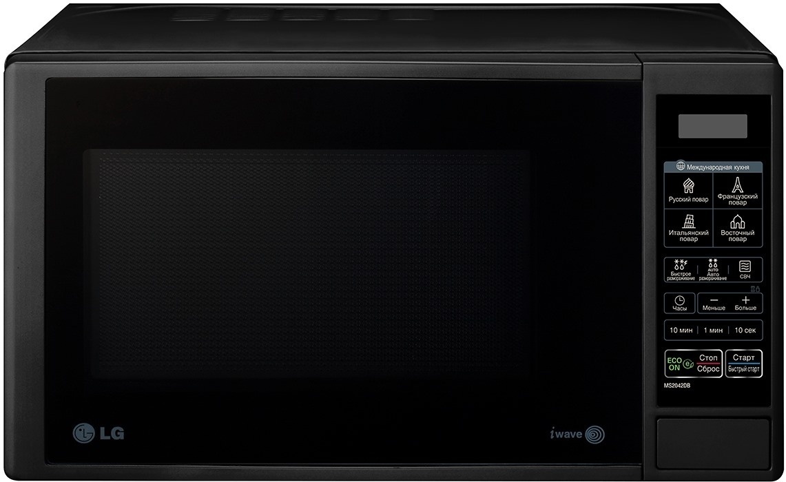 Купить Микроволновая печь LG MS2042DB черный в Алматы – Магазин на Kaspi.kz