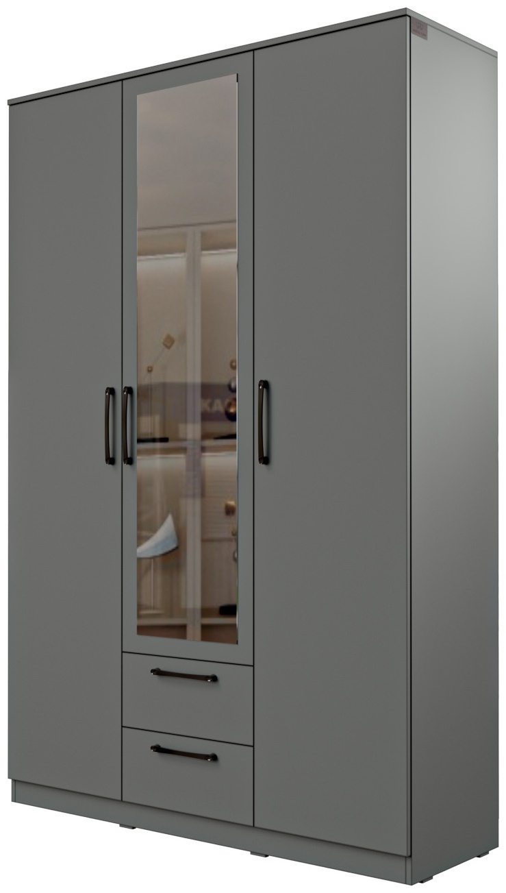 Купить Распашной шкаф Мебель Азии Вирджиния с зеркалом 135 2x205х45 см