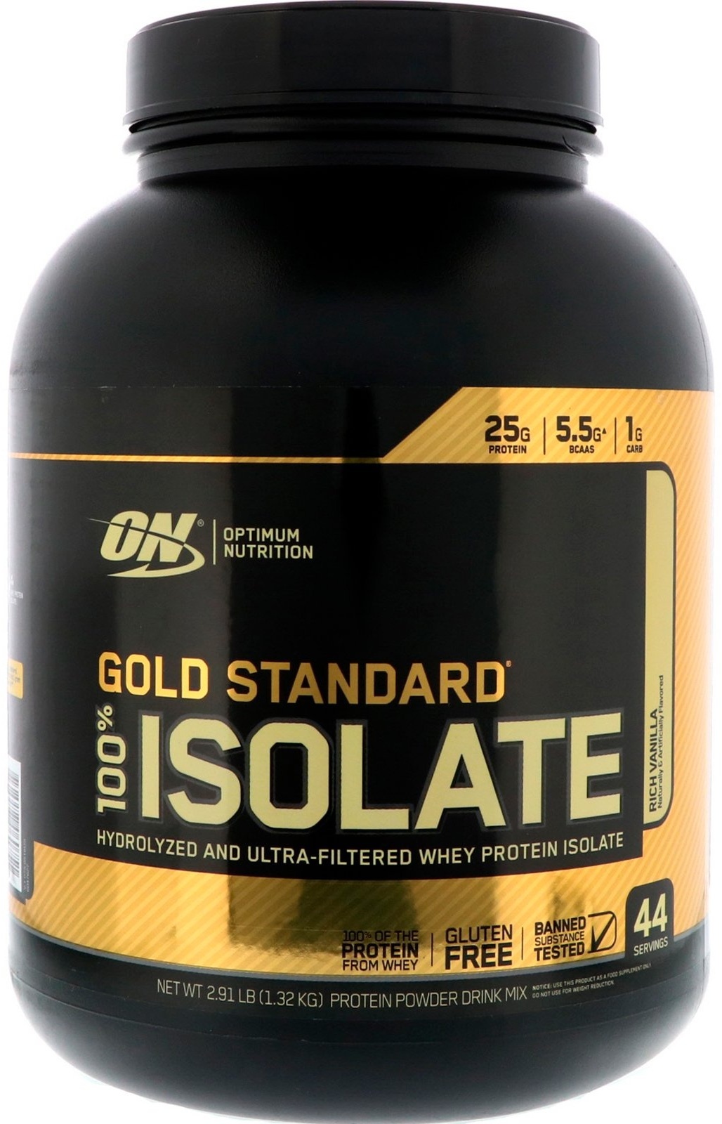 Купить Протеин Optimum Nutrition 100% Isolate Gold Standard 3 lbs ...