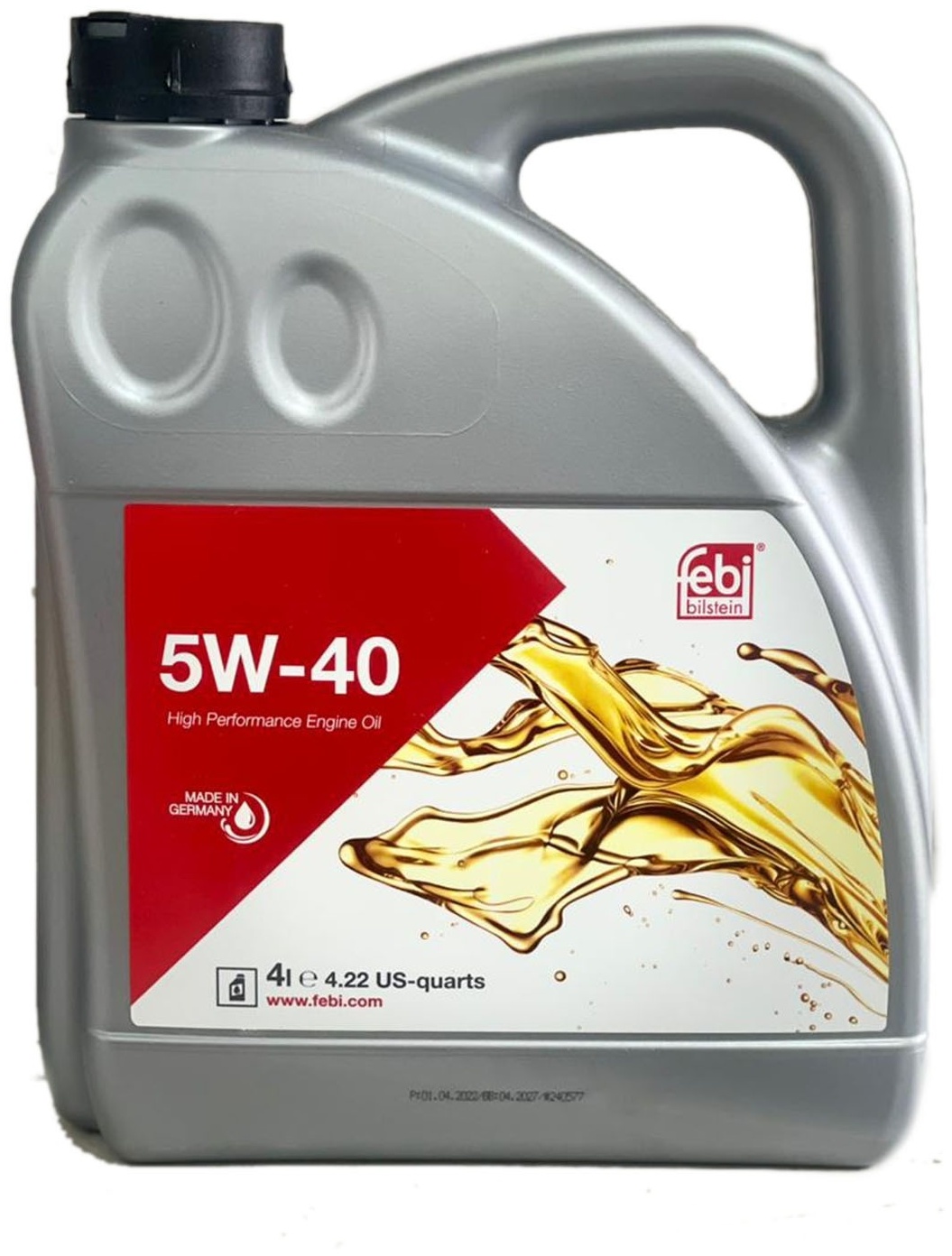 Купить Моторное масло Синтетическое Febi Bilstein 5W-40 4 л в Алматы – Магазин на Kaspi.kz