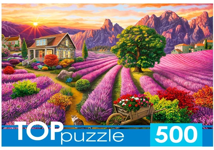 Купить Пазл TopPuzzle Романтичный пейзаж прованса П500-073 500 деталей в Алматы – Магазин на ...