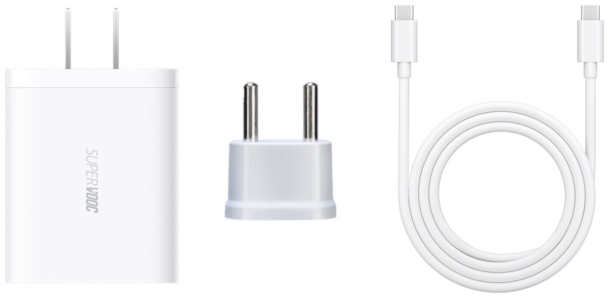 Купить Зарядное устройство OPPO GaN Super Vooc USB Type-C 65W белый в ...