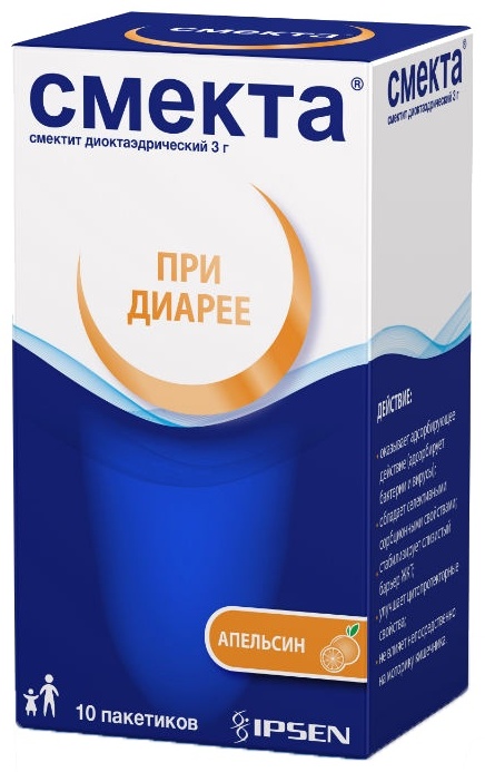Купить СМЕКТА АПЕЛЬСИН порошок 3 г 10 шт в Алматы – Магазин на Kaspi.kz