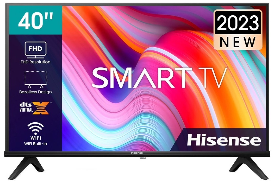 Купить Телевизор Hisense 40A4K 102 см черный в Алматы – Магазин на Kaspi.kz