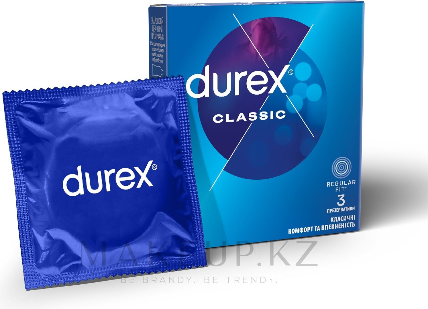 Купить Презервативы Durex Classic 3 шт в Алматы – Магазин на Kaspi.kz