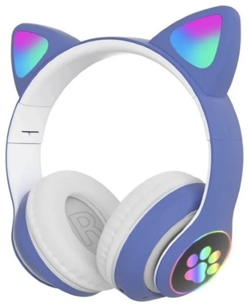 Купить Наушники CAT EAR Wireless Headphones P33M синий в Алматы ...
