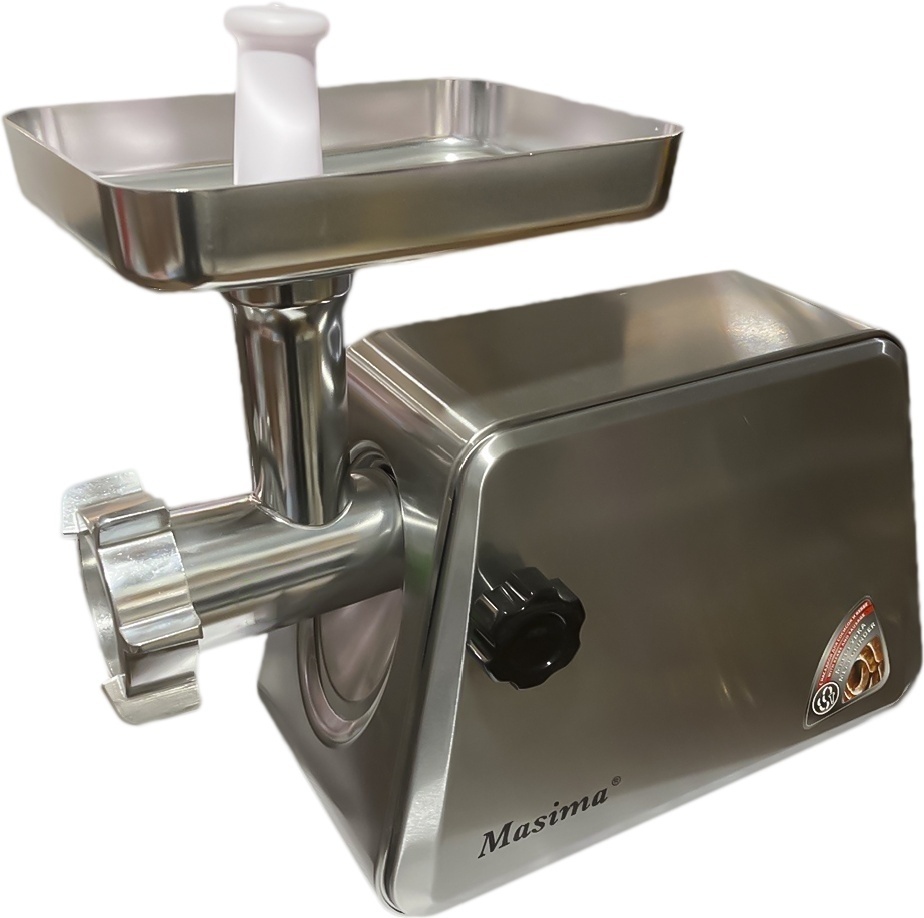 Купить Мясорубка Masima MS-1087 серебристый в Алматы – Магазин на Kaspi.kz