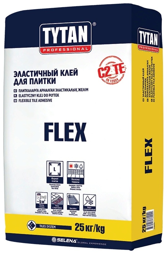 Купить TYTAN FLEX TS54 эластичный клей для плитки, 25 кг в Алматы ...
