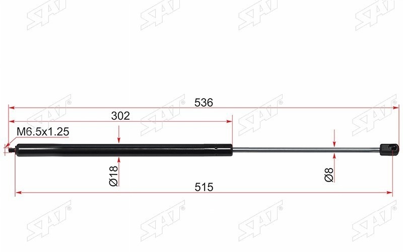 Купить SAT ST-A2038800429 упор капота для Mercedes-Benz C 180, C 200, C ...