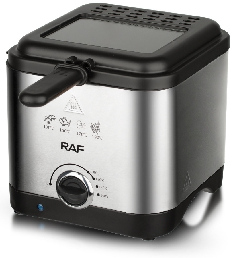 Купить Фритюрница RAF R.5300 серебристый в Алматы – Магазин на Kaspi.kz