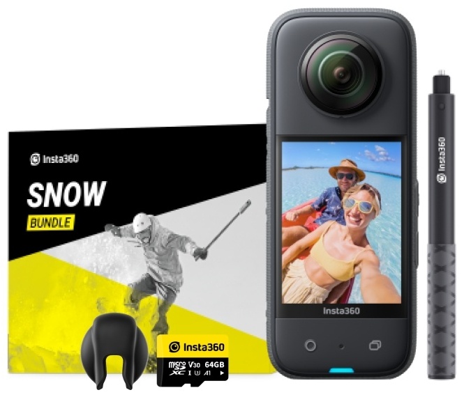 Купить Экшн камера Insta360 Snow Kit в Алматы Магазин на Kaspi Kz