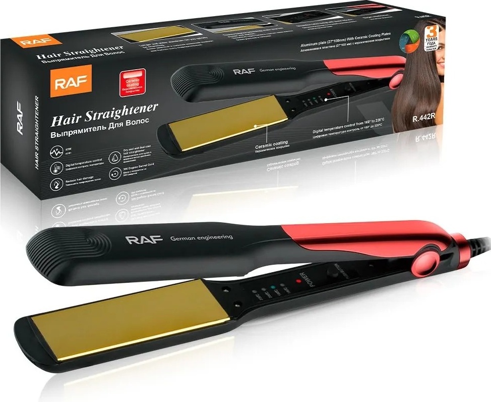 Купить RAF R.442R утюжок в Алматы – Магазин на Kaspi.kz