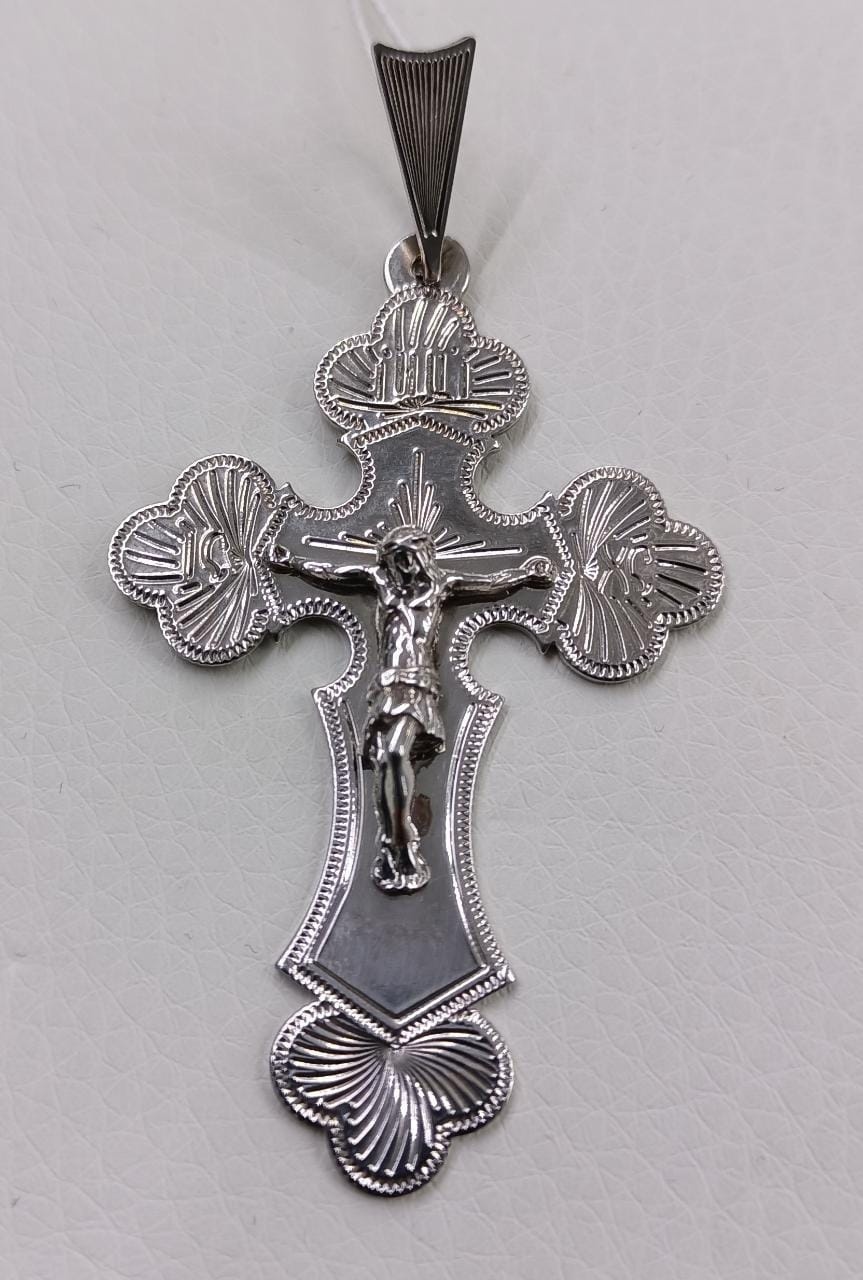 Купить Крестик Sulu Silver 1023В Р вес 7.05 г серебро, без вставок в ...