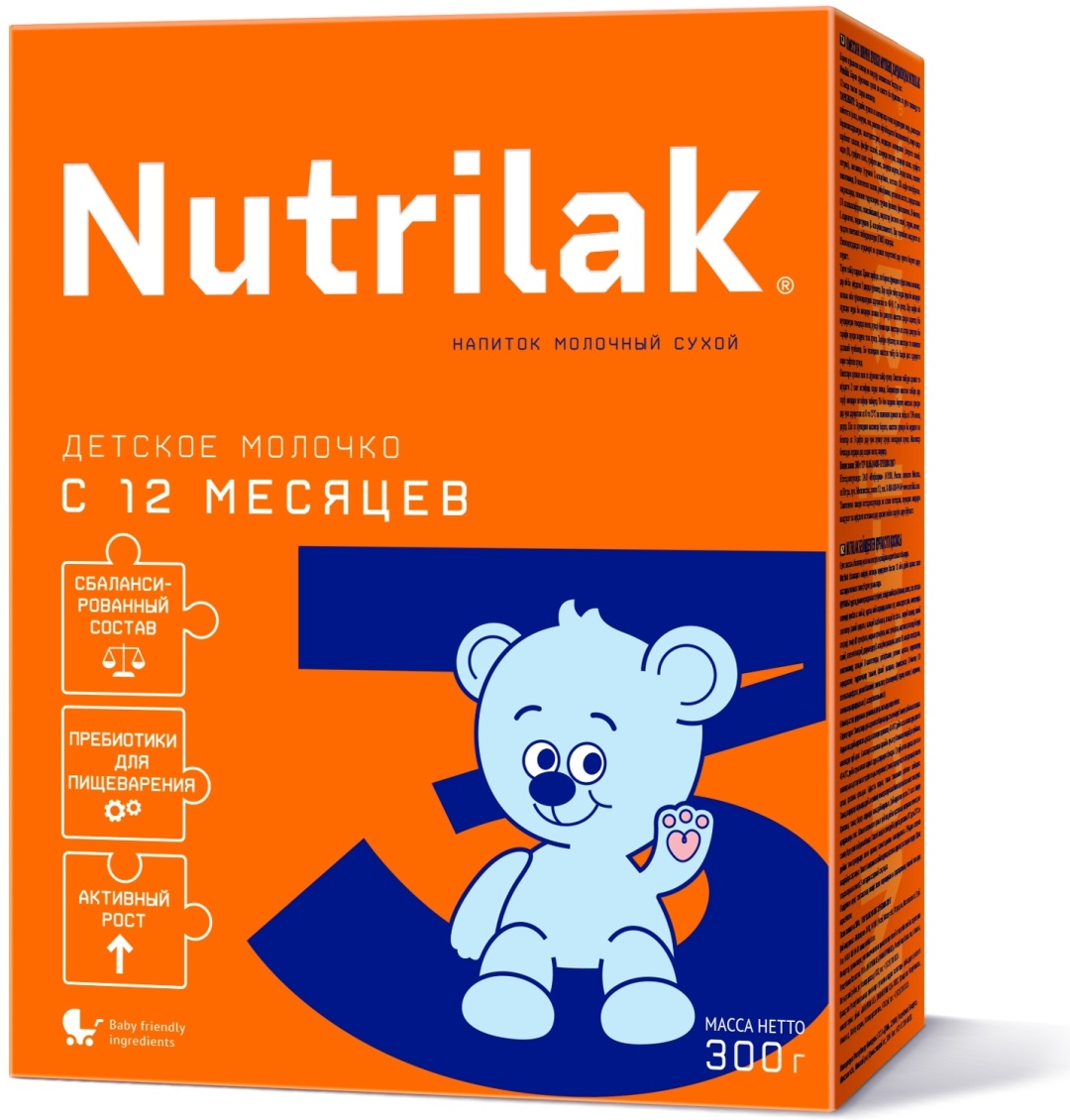 Купить Nutrilak Basic 3 12 месяцев 300 г в Алматы – Магазин на Kaspi.kz