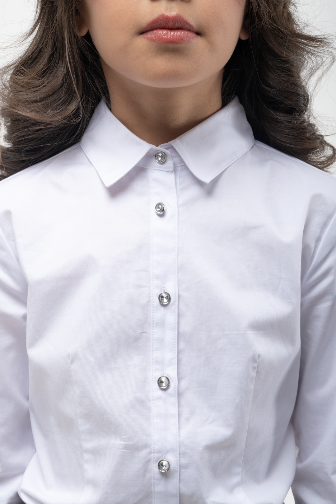 Купить Блузка Glasman 22041088 LS белый 158 в Алматы – Магазин на Kaspi.kz