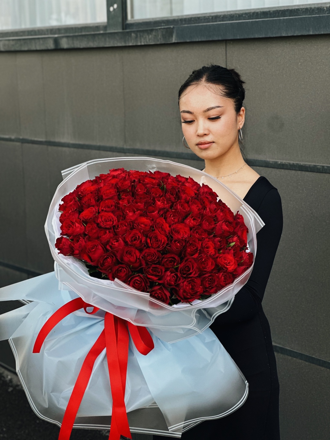 Купить Rose for love 101 кенийская роза 101 шт 60 см в Алматы – Магазин на Kaspi.kz