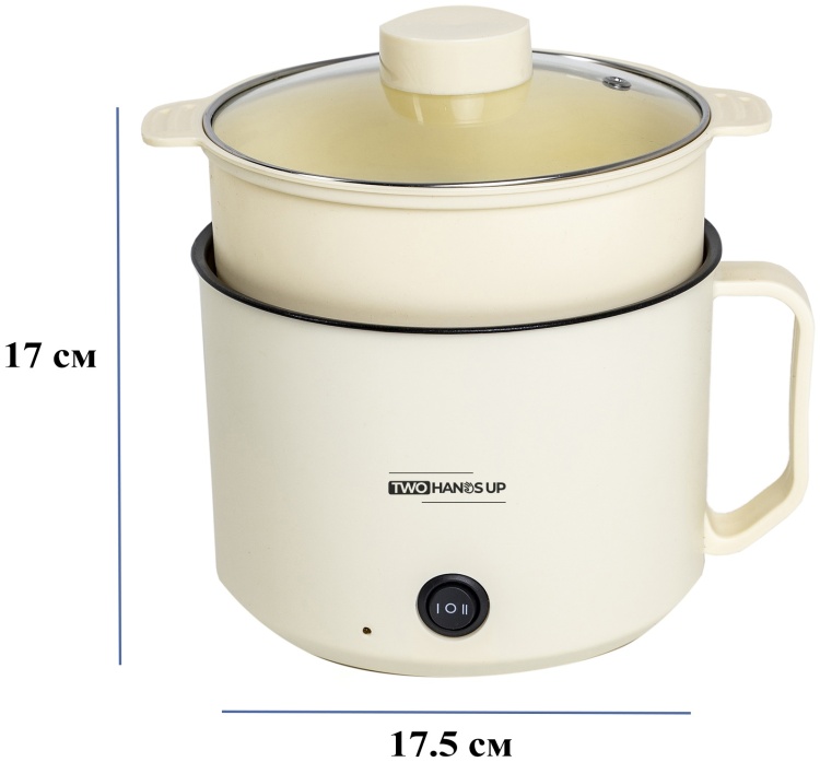 Купить Пароварка Two Hands Up SC-687 белый в Алматы – Магазин на Kaspi.kz