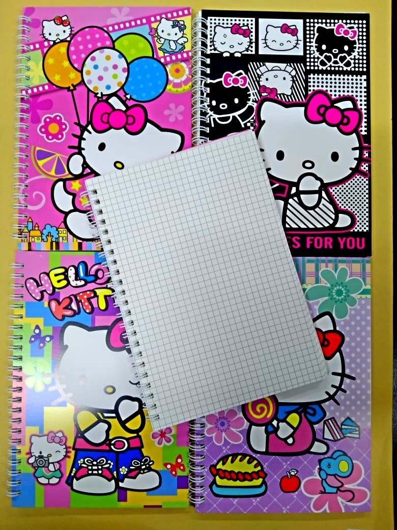 Купить Блокнот Hello Kitty, A5, 58 л, клетка в Алматы – Магазин на Kaspi.kz