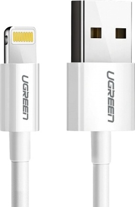 Купить Кабель Ugreen USB 2.0 (M), Lightning (M), 1 м, US155 (20728 ...