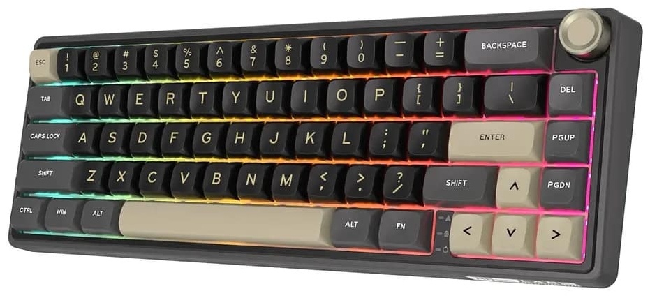 Купить Клавиатура Royal Kludge RKR65 Phantom Chartreuse switch черный в ...