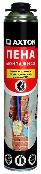 Купить Axton пена монтажная, 750 мл 1 шт в Алматы – Магазин на Kaspi.kz