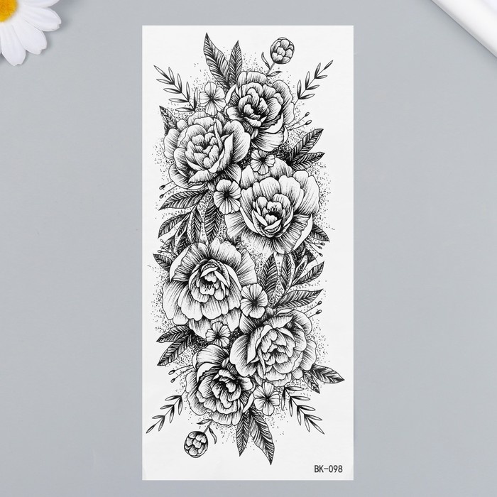 Купить Переводное тату TATTOO 1 шт 19 см х 9,5 см в Алматы – Магазин на ...