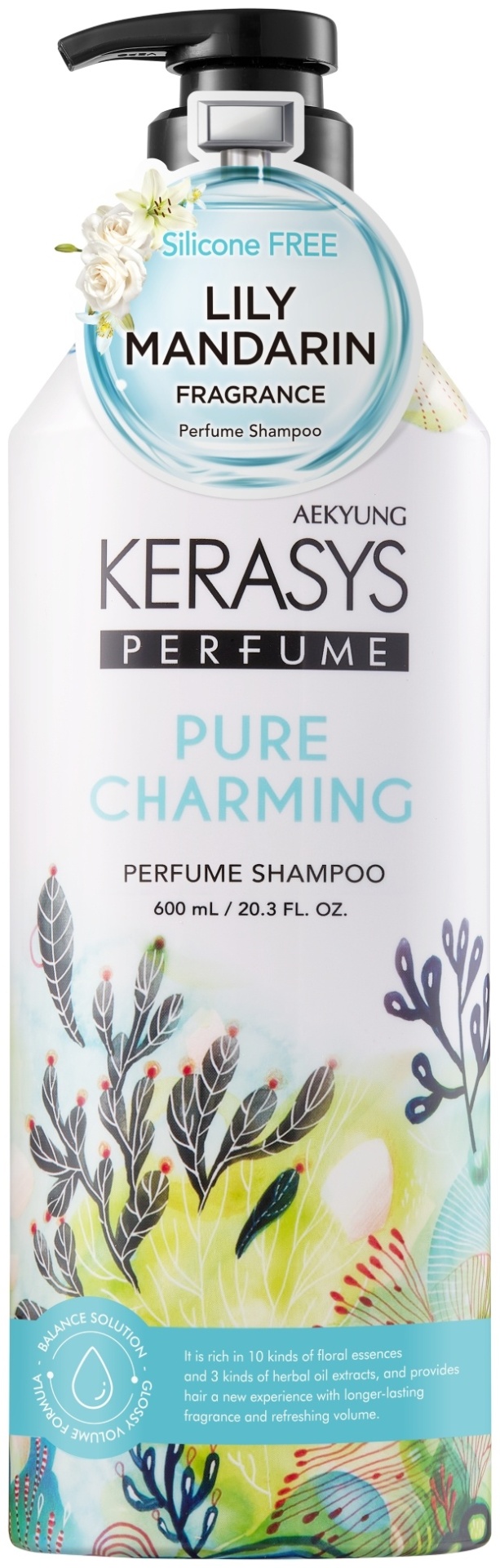 Купить KeraSys Pure Charming Lily Mandarin шампунь 600 мл в Алматы ...