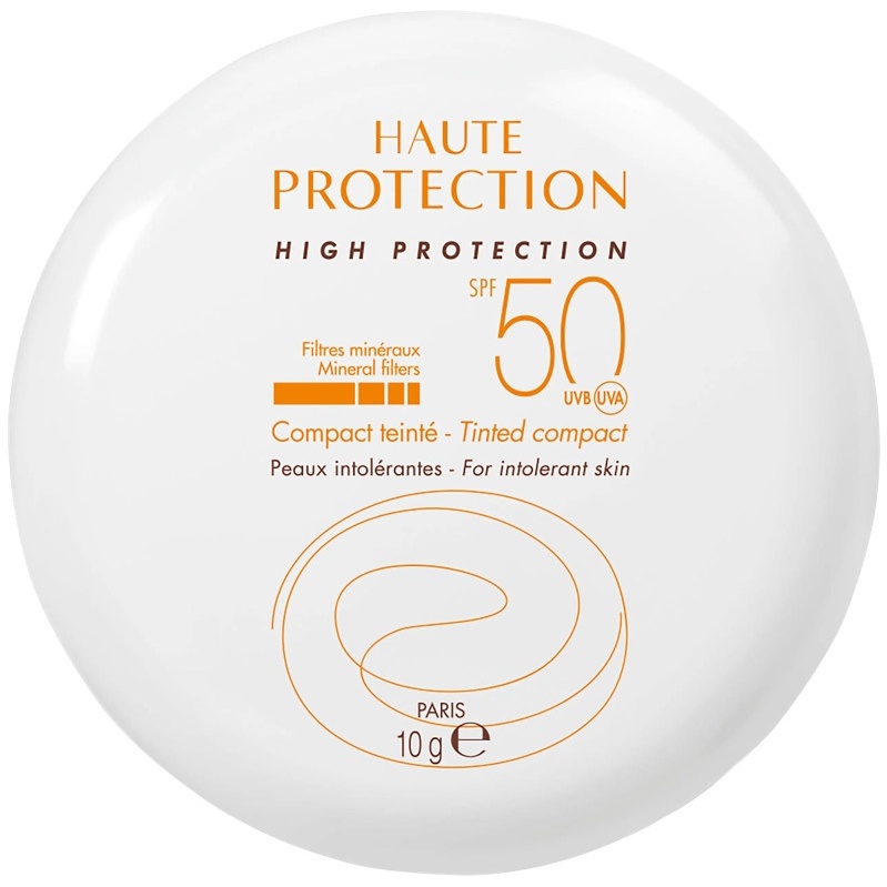 Купить Пудра Avene Компактная солнцезащитная SPF 50 кремовая темно ...