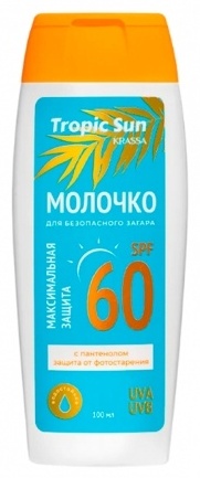 Купить KRASSA Tropic Sun SPF60 молочко для тела 100 мл в Алматы ...