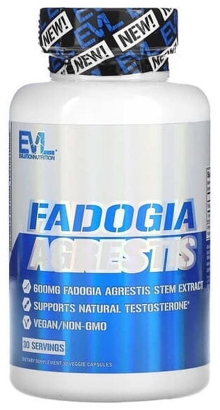 Купить Тестостероновый бустер EVLution Nutrition Fadogia Agrestis 30 ...