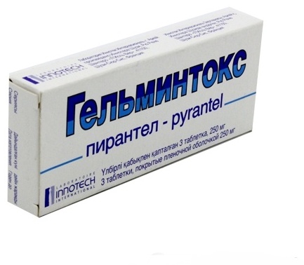 Купить Гельминтокс таблетки 250 мг 3 шт в Алматы – Магазин на Kaspi.kz