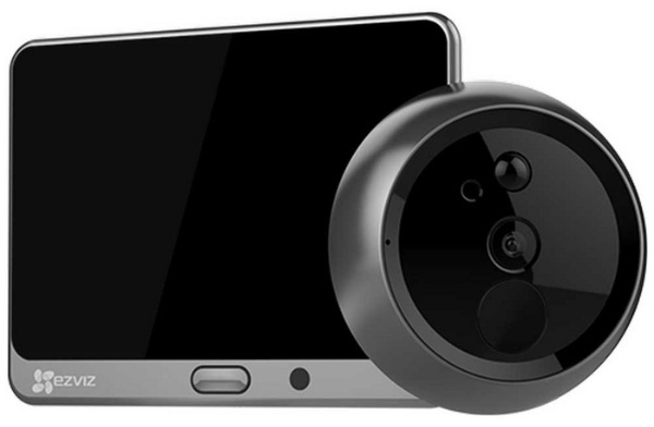 Купить EZVIZ видеоглазок DP2 CS-DP2-A0-6E2WPFBS серебристый в кредит в Алматы – Kaspi Магазин