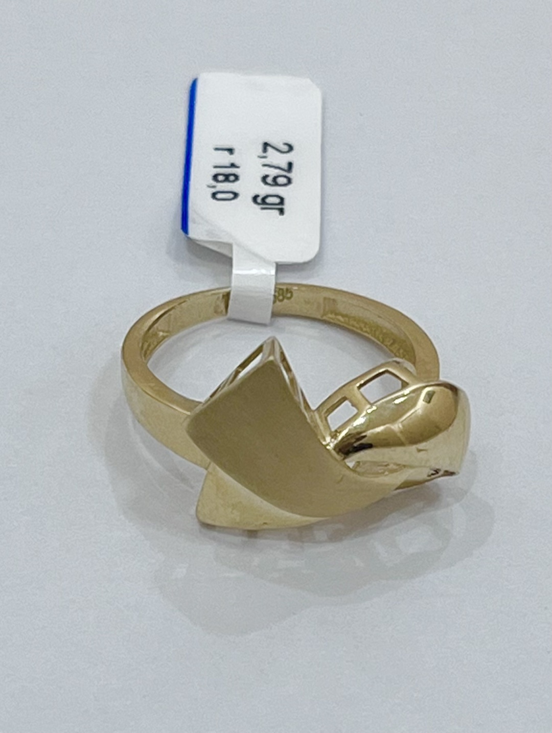 Купить Кольцо Exclusive Gold Eyutre964588 размер 18 вес 2.79 г золото, без вставок в Алматы ...