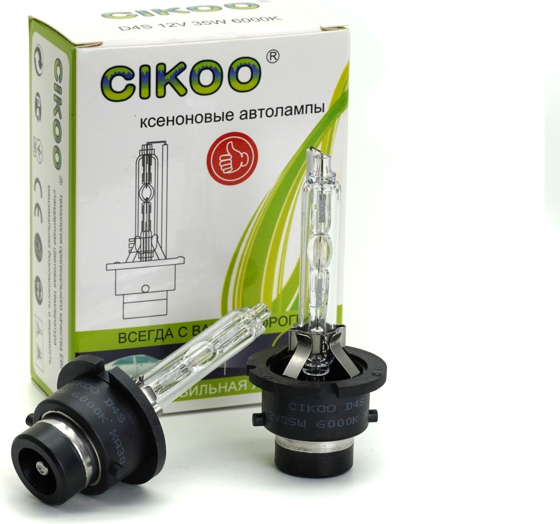 Купить Cikoo 60003512D4 ксеноновая D4S, 2 шт в Алматы – Магазин на Kaspi.kz